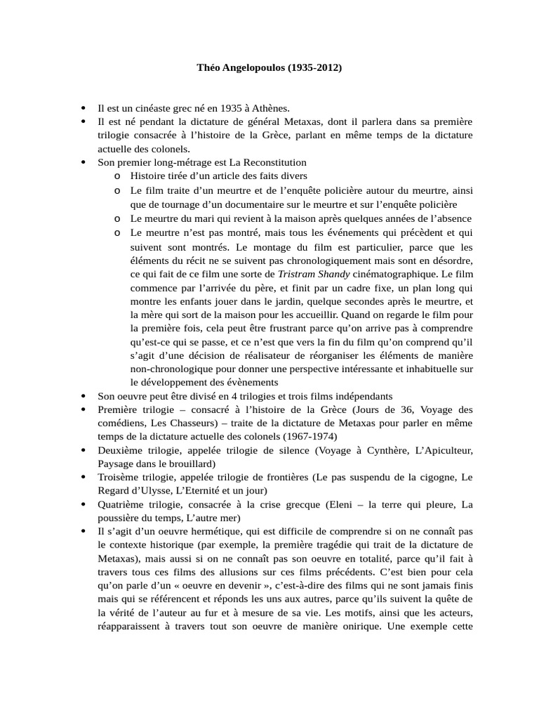 Théo Angelopoulos | PDF