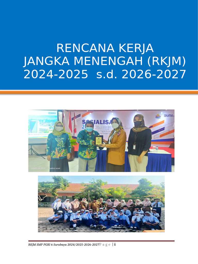 RKJM SMP Pgri 6 Surabaya 2024-2025&2026-027 | PDF | Karier ...