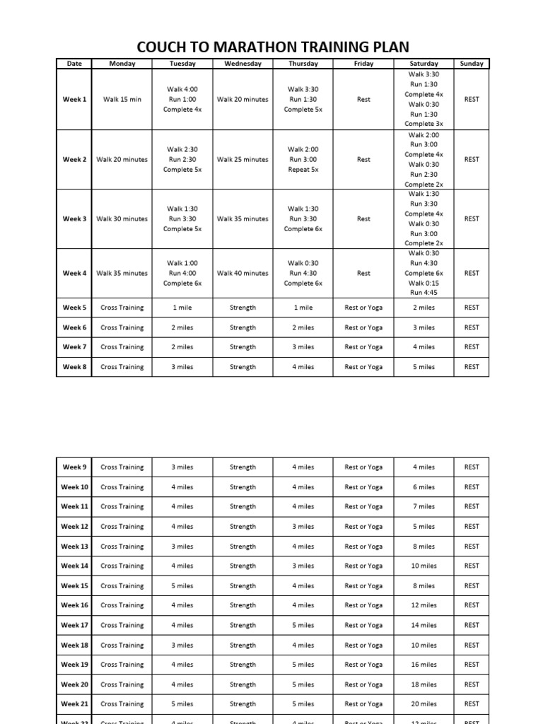 Couch-to-Marathon-Training-Plan_1 | PDF