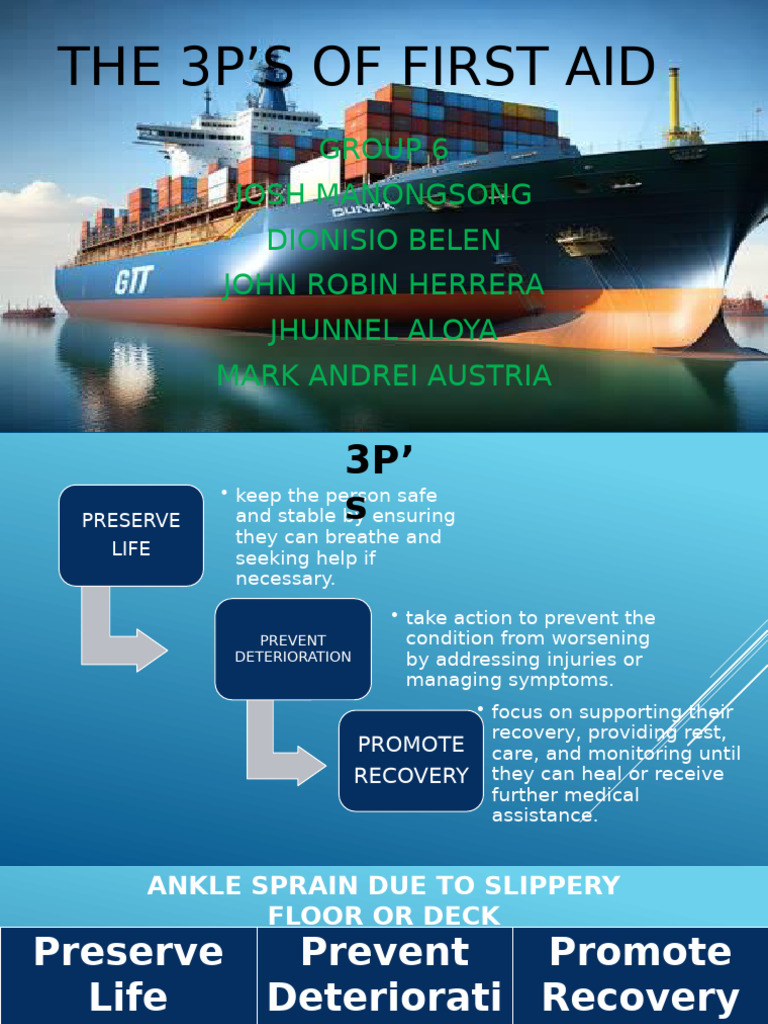 The 3ps of First Aid Group 6 | PDF