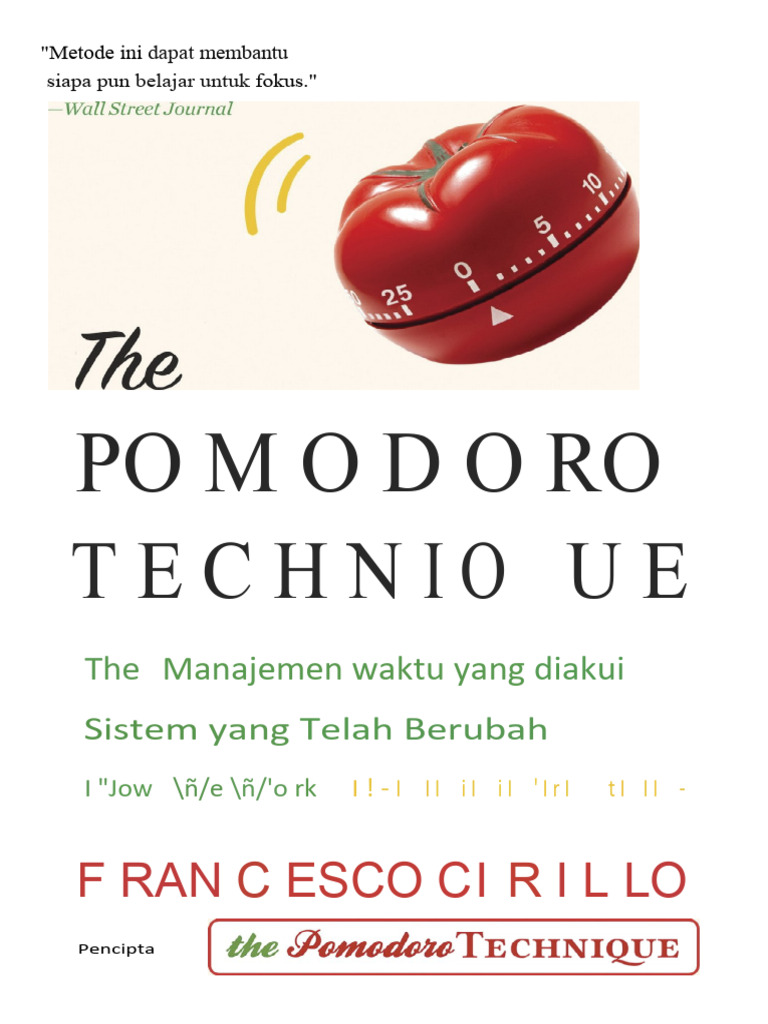 The Pomodoro Technique - Francesco Cirillo Id | PDF