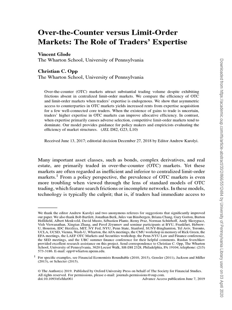 OTC Markets | PDF