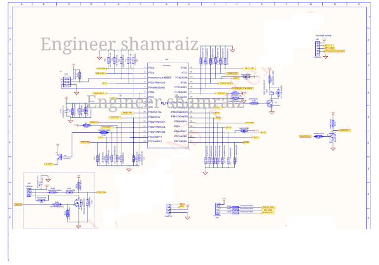 Inverex Microcontroller Circuit Daigram | PDF