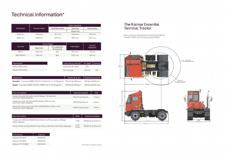 Kalmar Truck | PDF