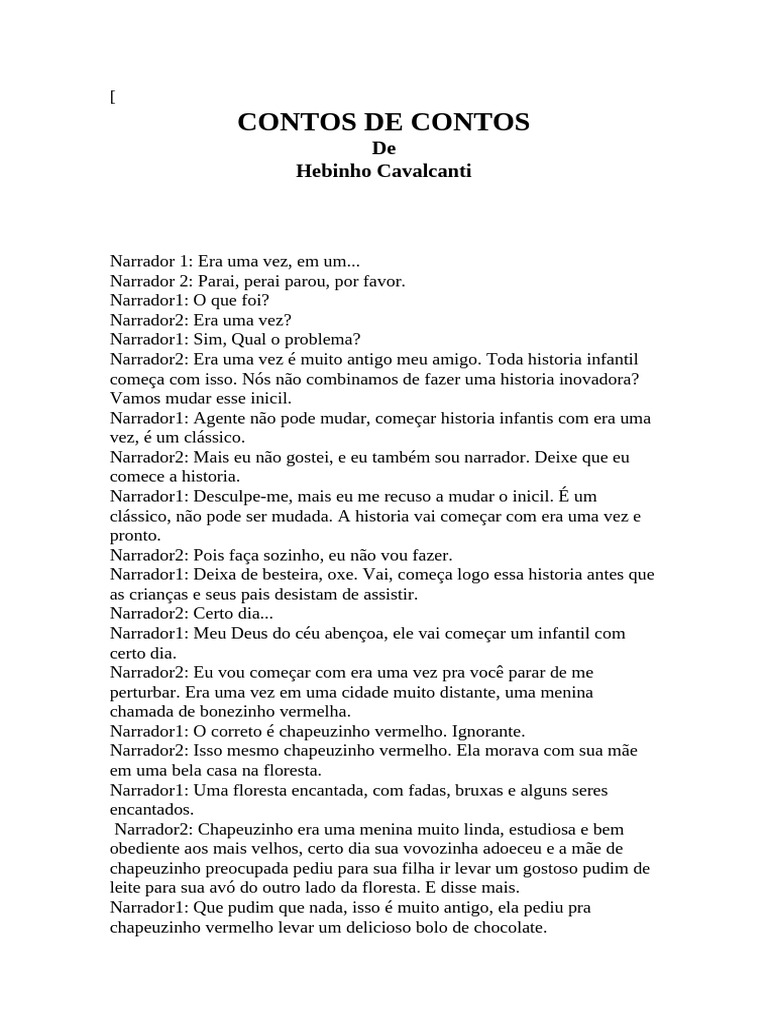 Contos de Contos | PDF