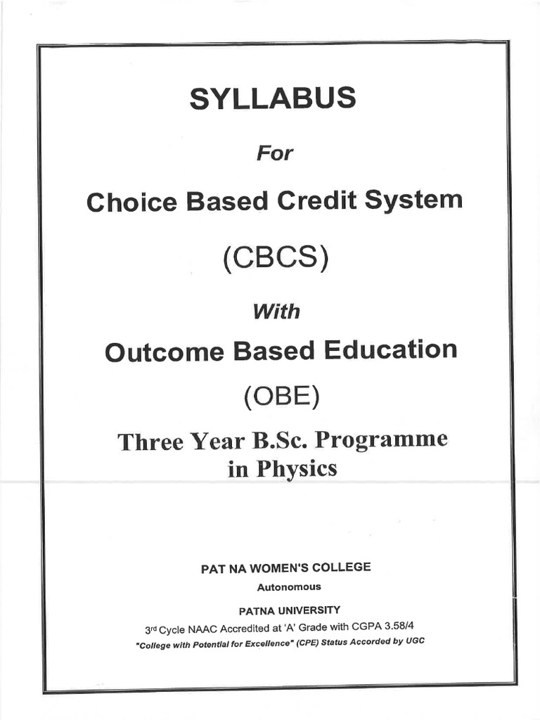 Physics B.SC Syllabus | PDF