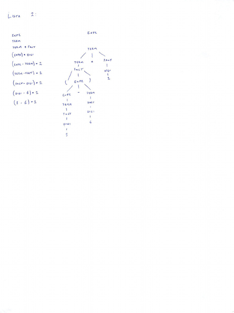 Atividade 2 - Compiladores | PDF