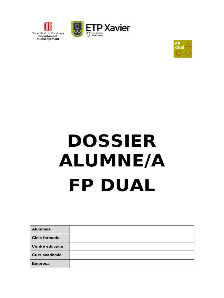 plantilla_dossier_alumne_dual_2 | PDF
