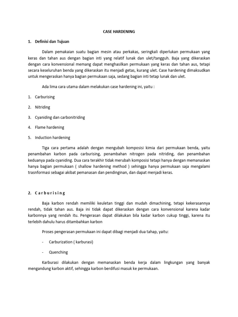 8.9.case Hardening | PDF