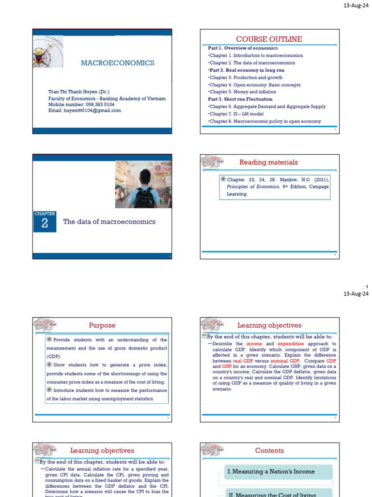 Chapter 2 - Macroeconomics. | PDF