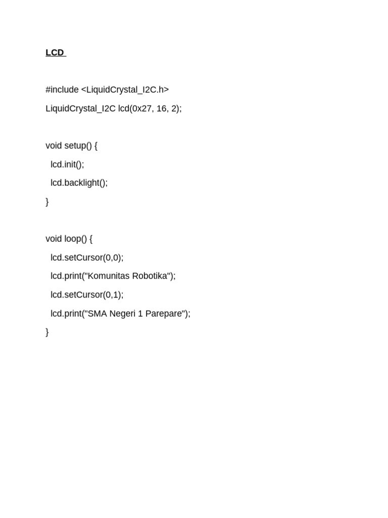 Program LCD & Ultra | PDF