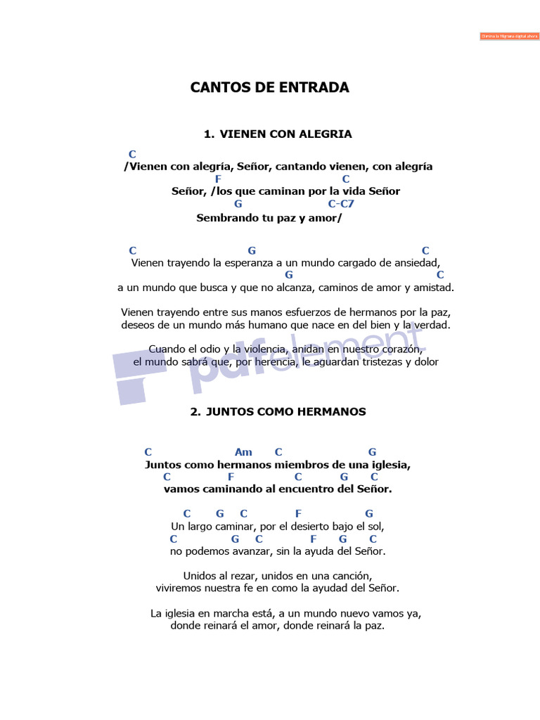 Libro de Cantos La Dolorosa-1 | PDF