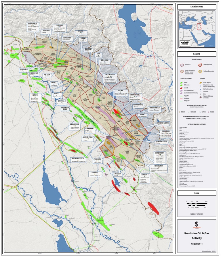 Kurdistan Oil Gas Activity | Energy Economics | Petroleum
