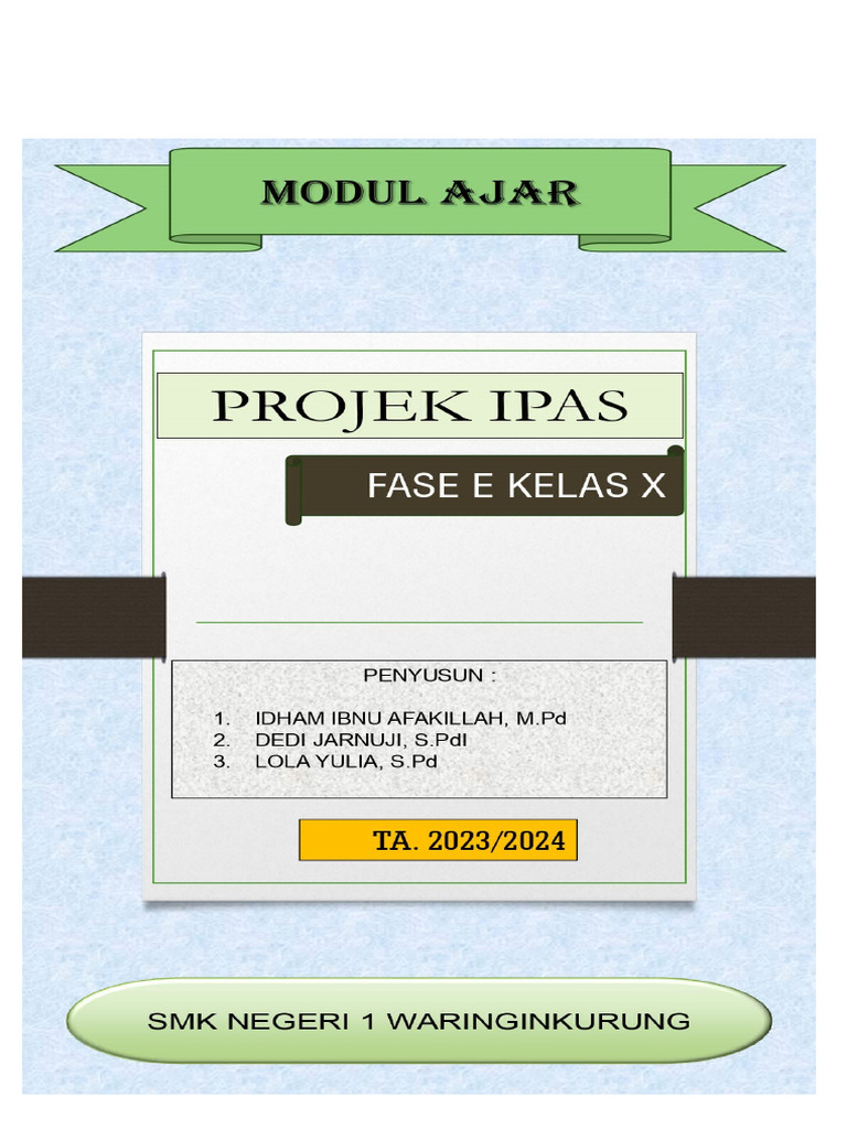 Modul Ajar IPAS SMK Kelas X | PDF