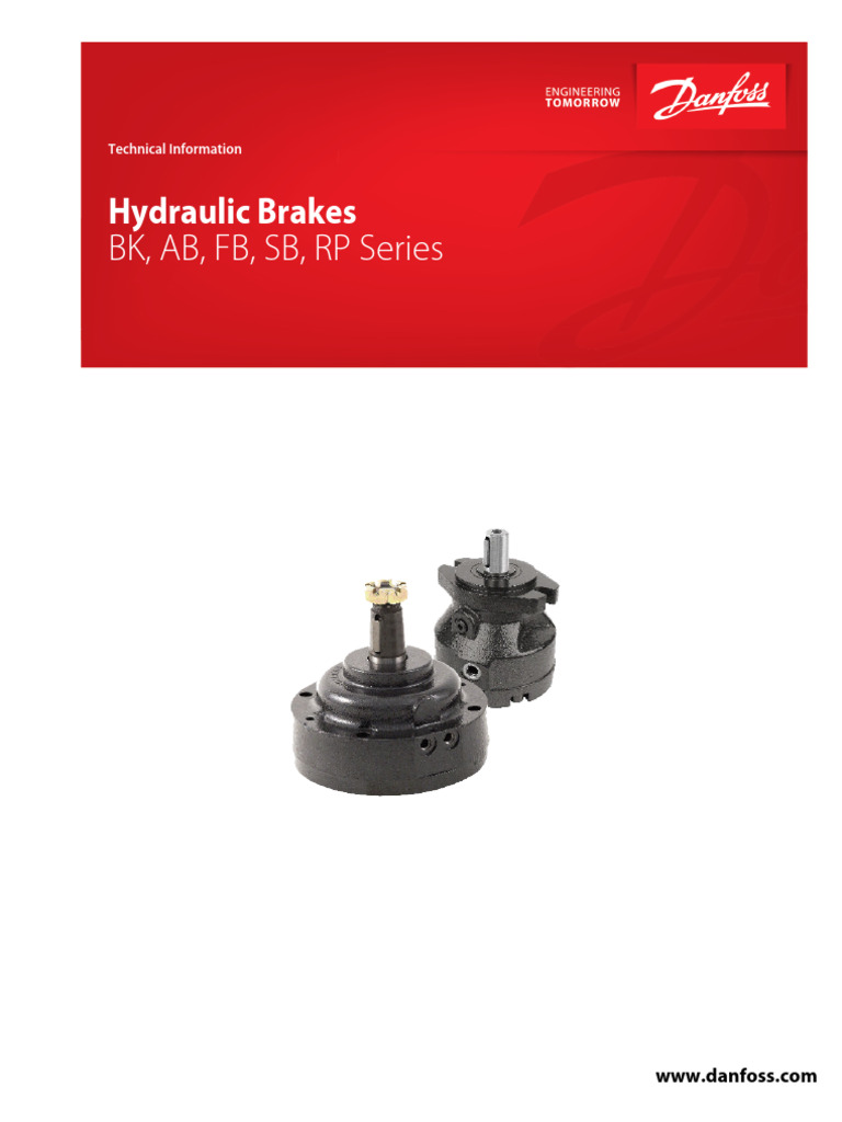 Hydraulic Brakes BK AB FB SB RP Series Technical Information | PDF