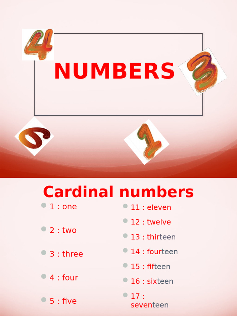 Numbers Date Time Grammar Guides 62528 | PDF