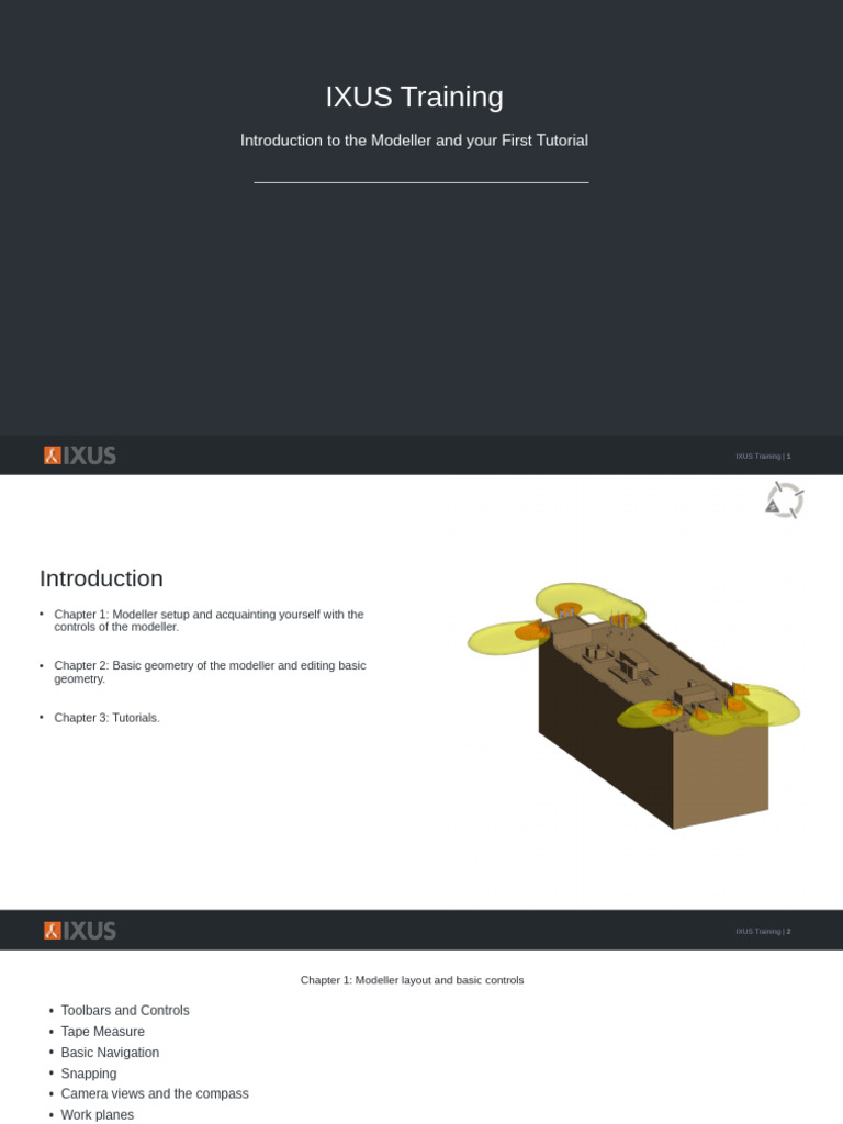 002 - IXUS Modeller and First Tutorial | PDF