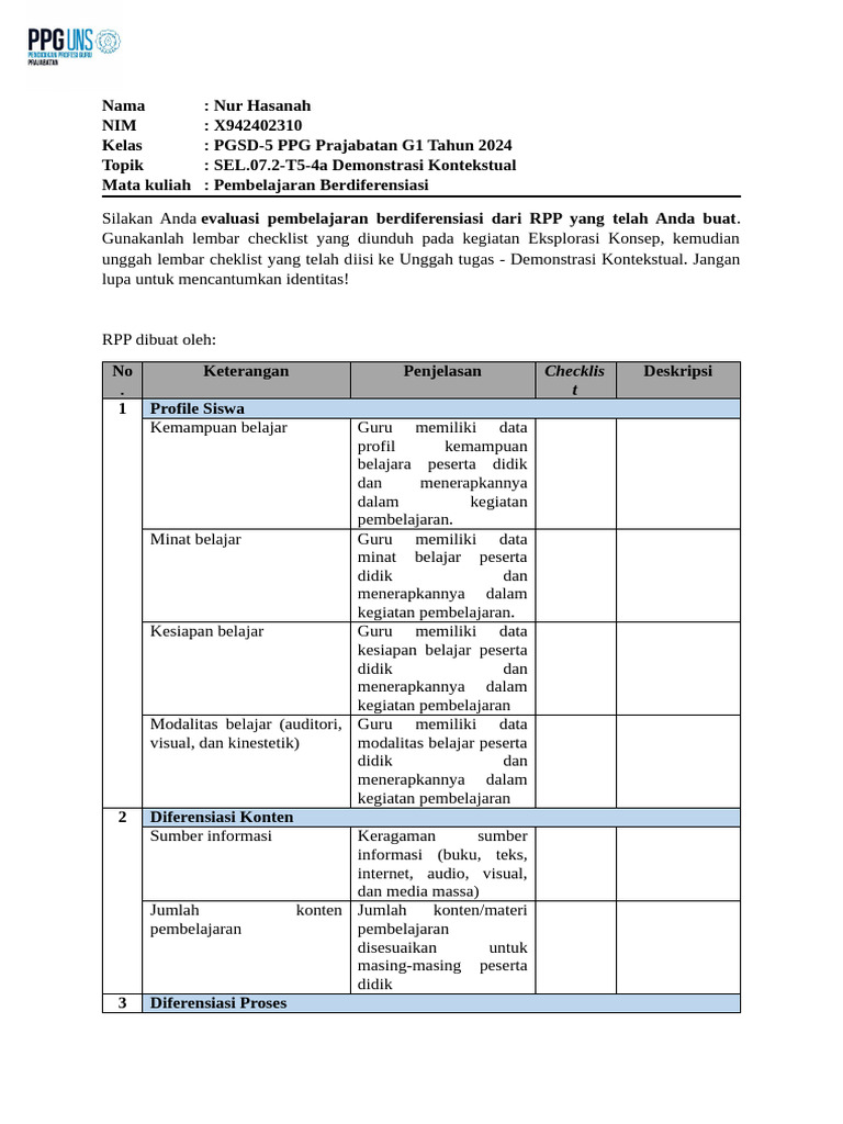 PB T5-4a Demonstrasi Kontekstual | PDF