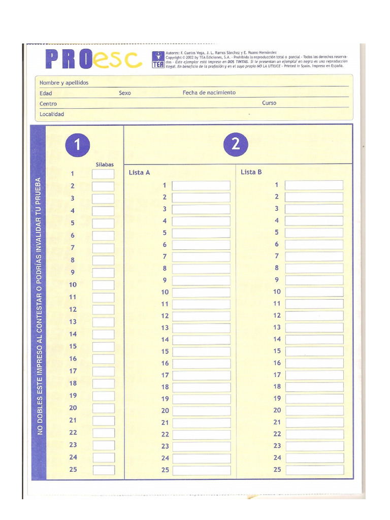 Formato de Proesc | PDF