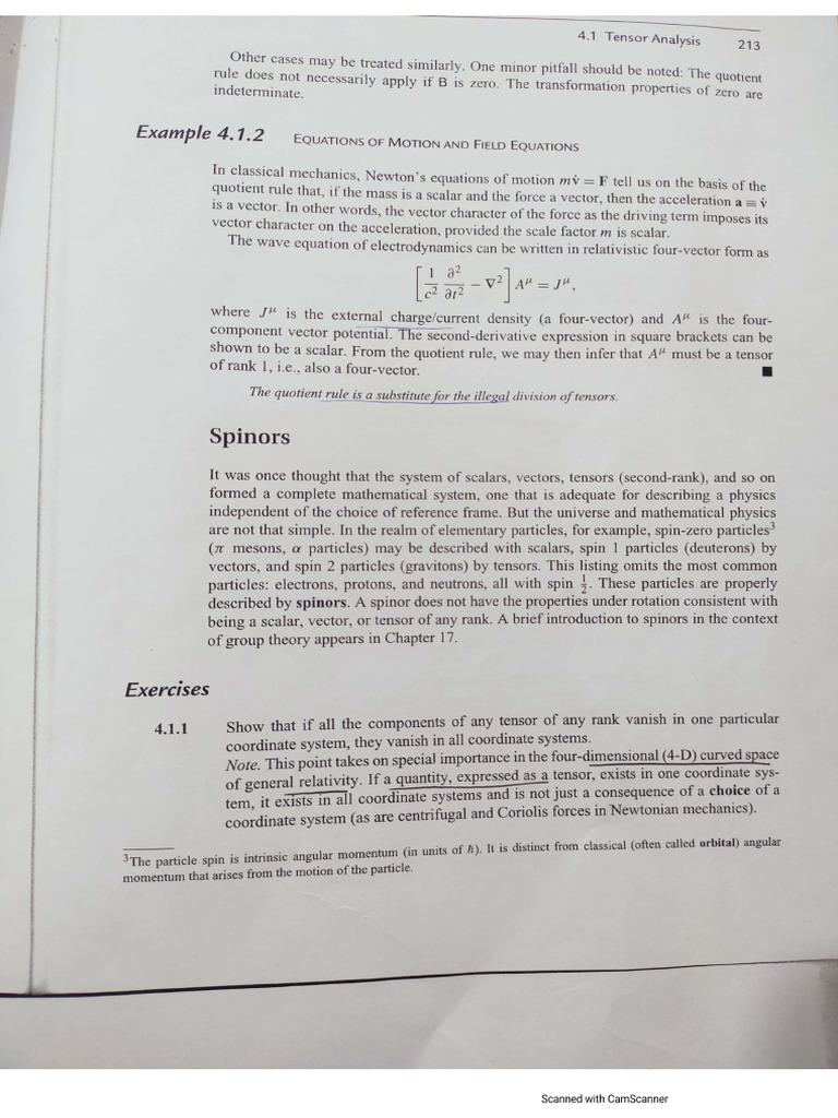 mmp-2 Tensor Problems-1 | PDF