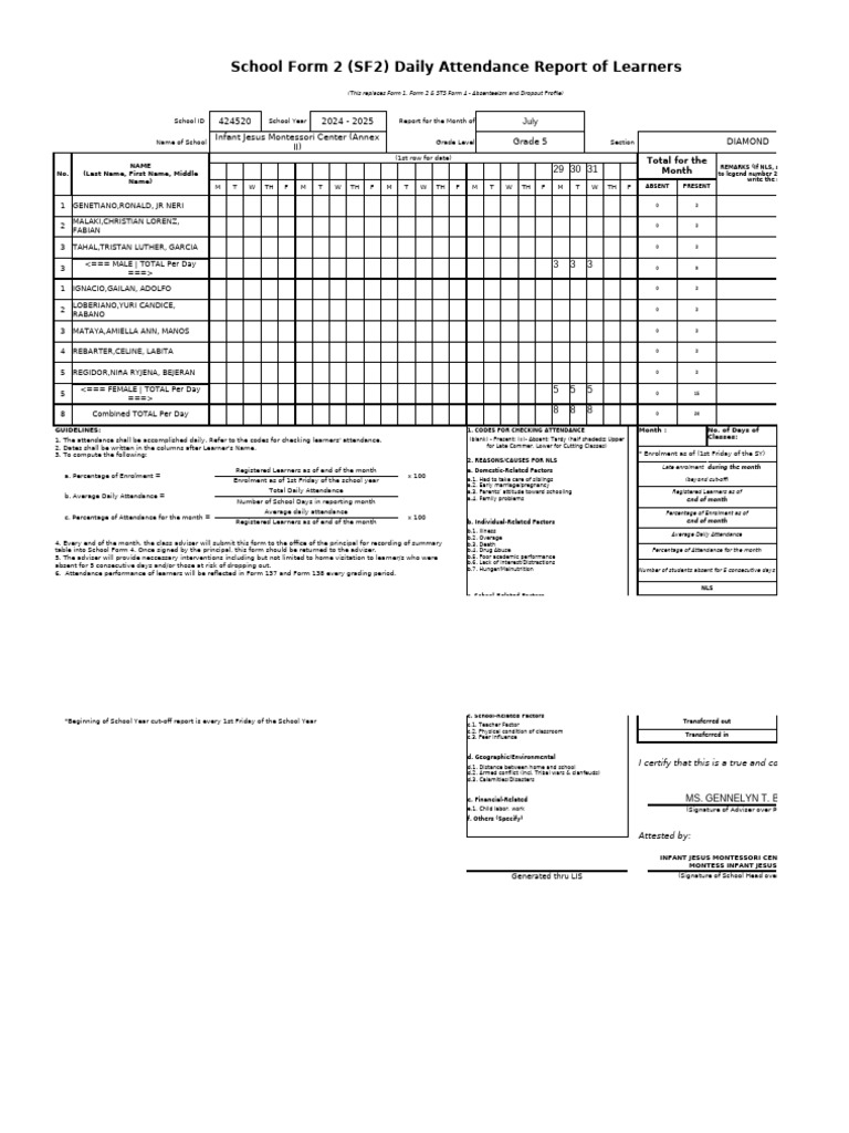 SF2 2024 Grade-5-DIAMOND | PDF