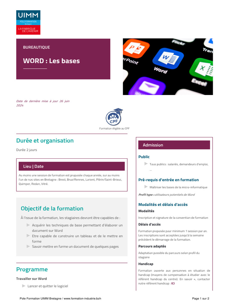 Les Bases de Ms Word Libre Office - 487 | PDF