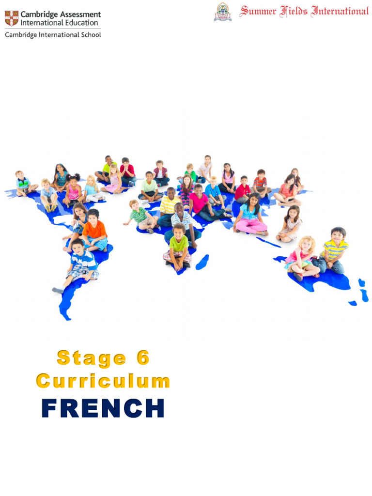 French Curriculum 20232024 Stage 6 Class 5 | PDF