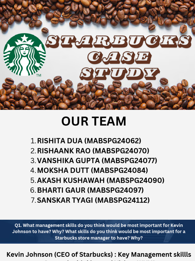 Starbucks Case Study | PDF