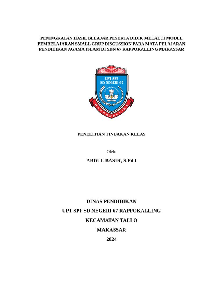 1 Sampul PTK Basir | PDF