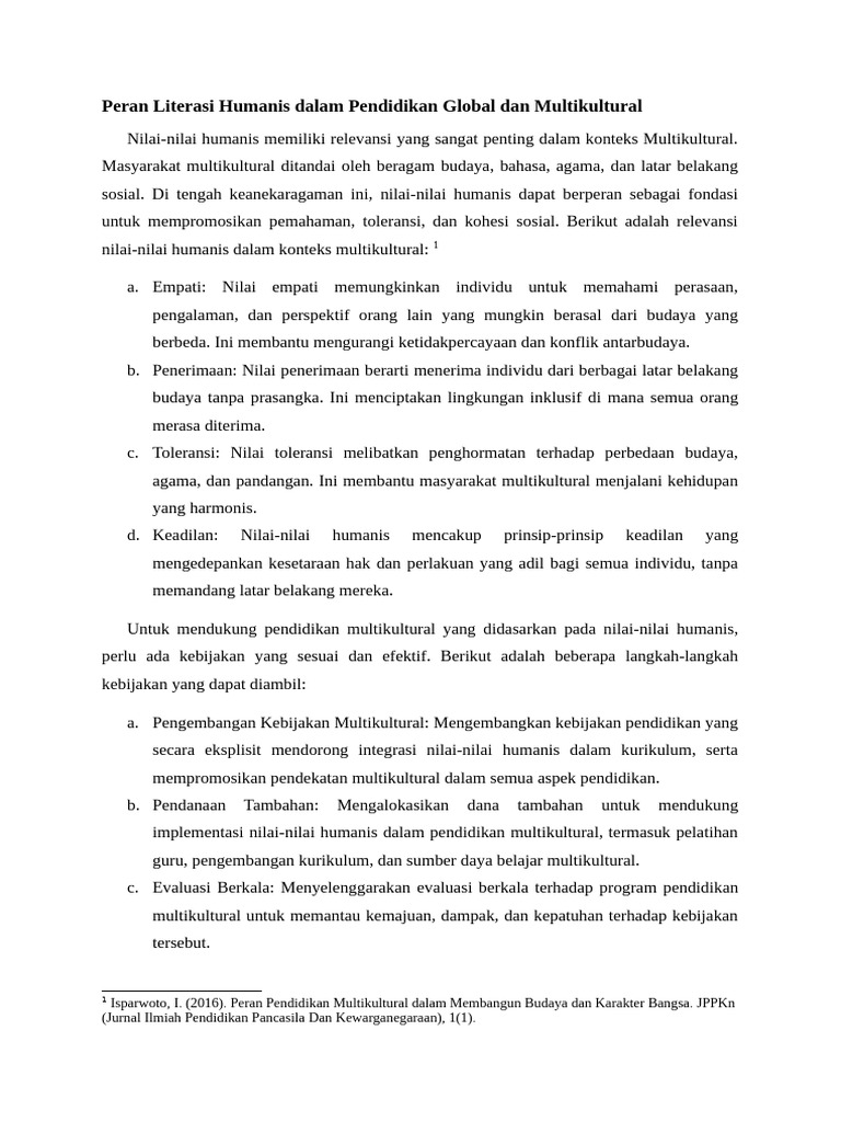 Literasi Humanis dalam Pendidikan | PDF | Ilmu Sosial | Sains & Matematika