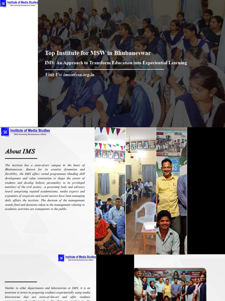 Top Institute for MSW in Bhubaneswar | PDF