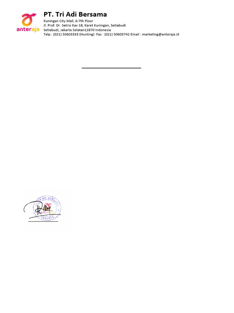 Paklaring Tri Adi Bersama | PDF