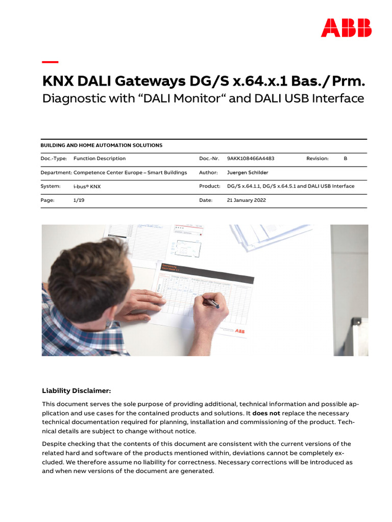 KNX DALI Gateways Diagnostic With DALI Monitor - EG - EN - V1 0 - 9AKK108466A4483 | PDF ...