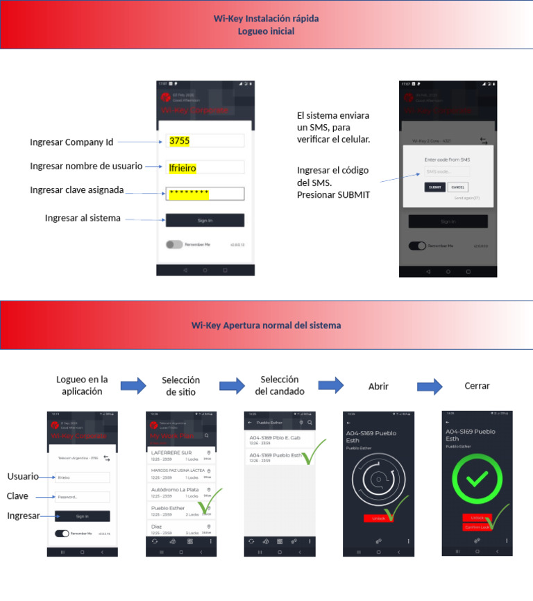 Instructivo Candado Bluetooth | PDF