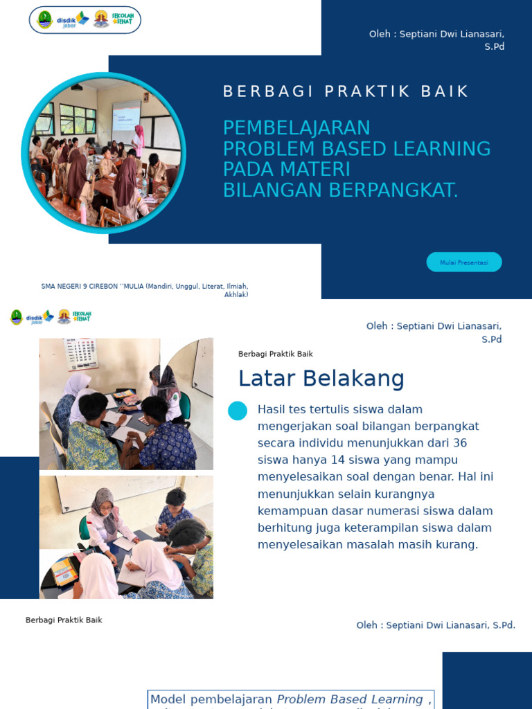 Berbagi Praktik Baik PBL | PDF