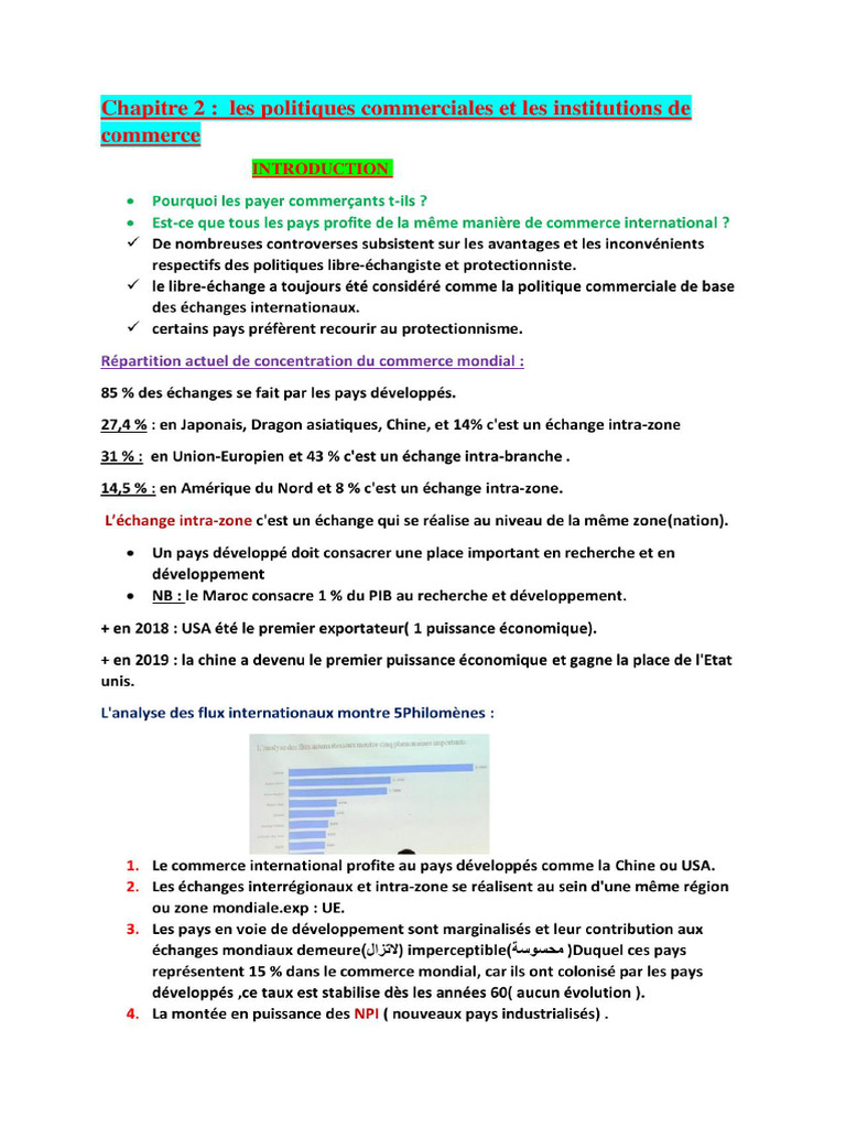 Chapitre 2 + 3 (Mme. Addyoubbah) 2022 | PDF