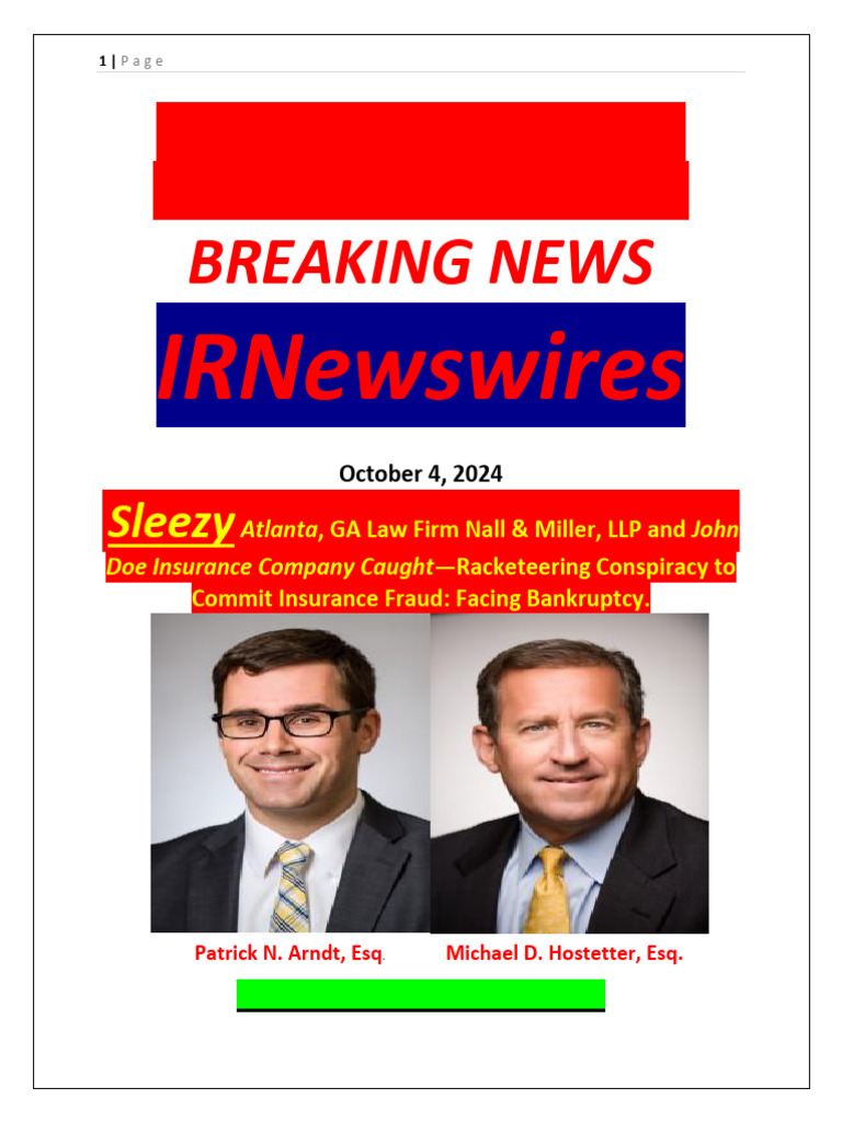 10.04.24 Re Worldwide RICO Conspiracy Notice | PDF | Racketeer ...