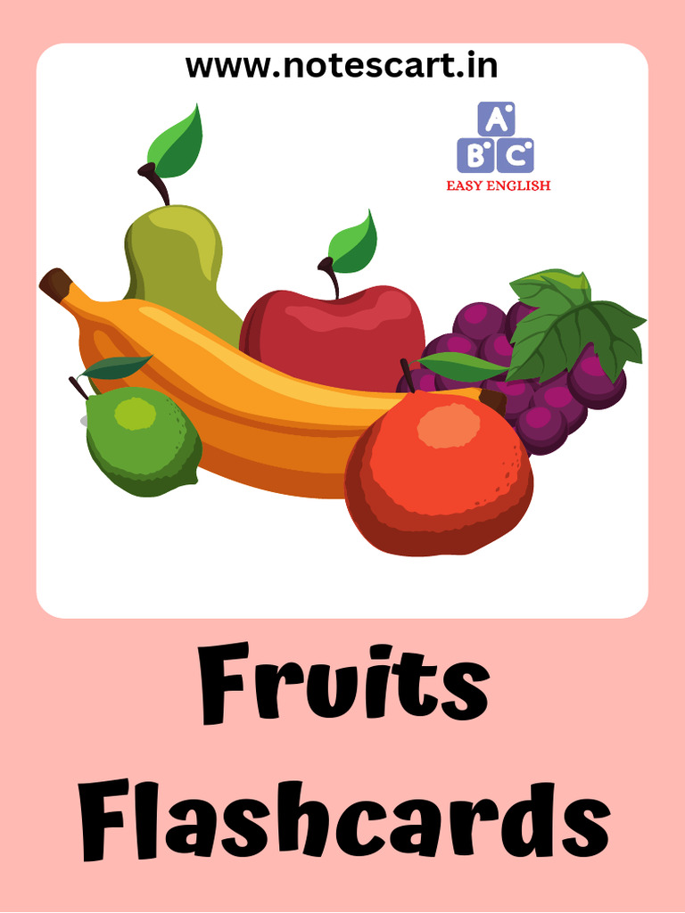 Fruits Flashcard | PDF