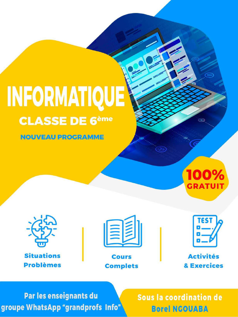Livre APC Informatique 6ème | PDF