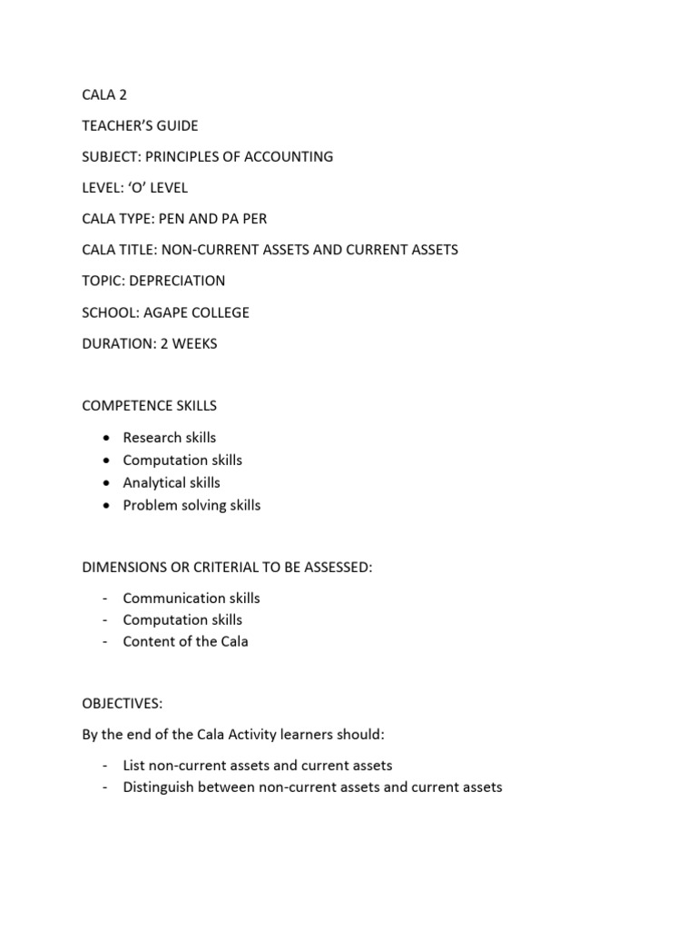 CALA 2 | PDF