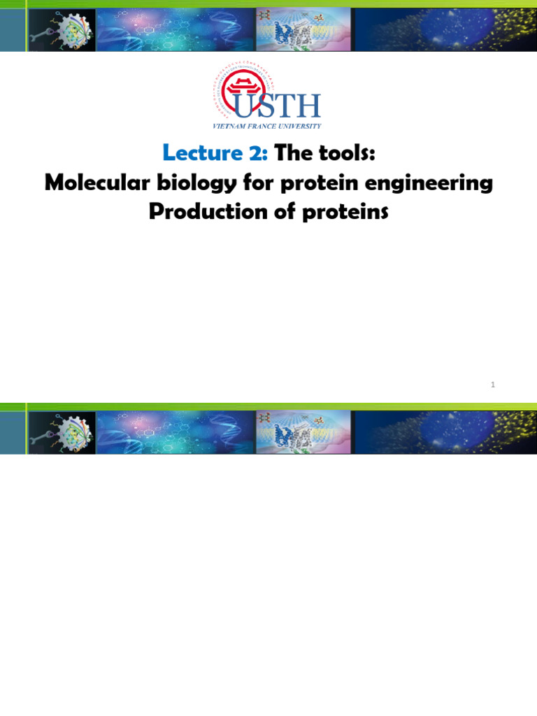 Lec 2 - Cloning Techniques | PDF