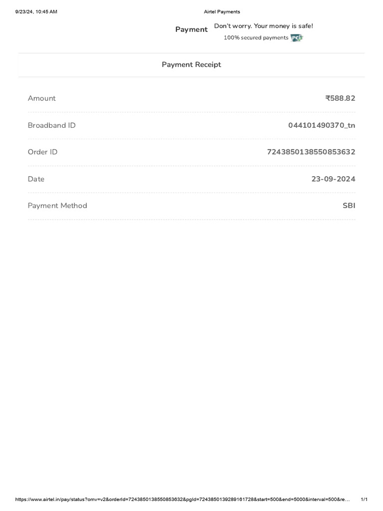 Airtel Payments | PDF