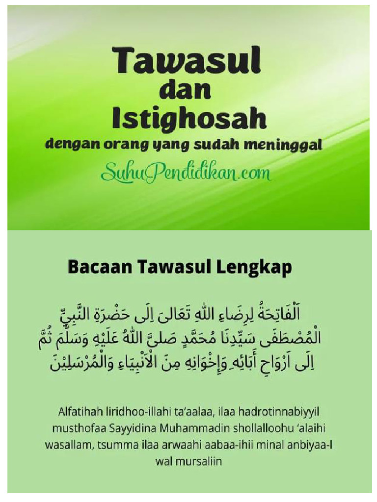Tawasul Besar | PDF