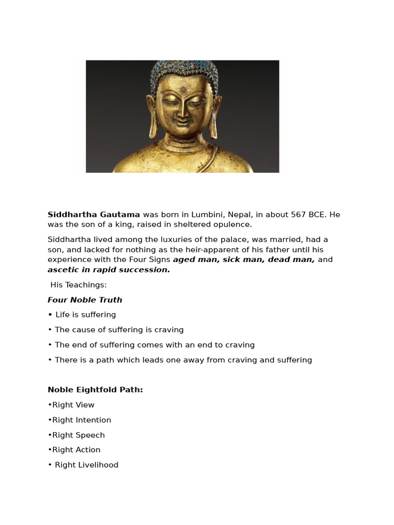 Siddhartha Gautama | PDF