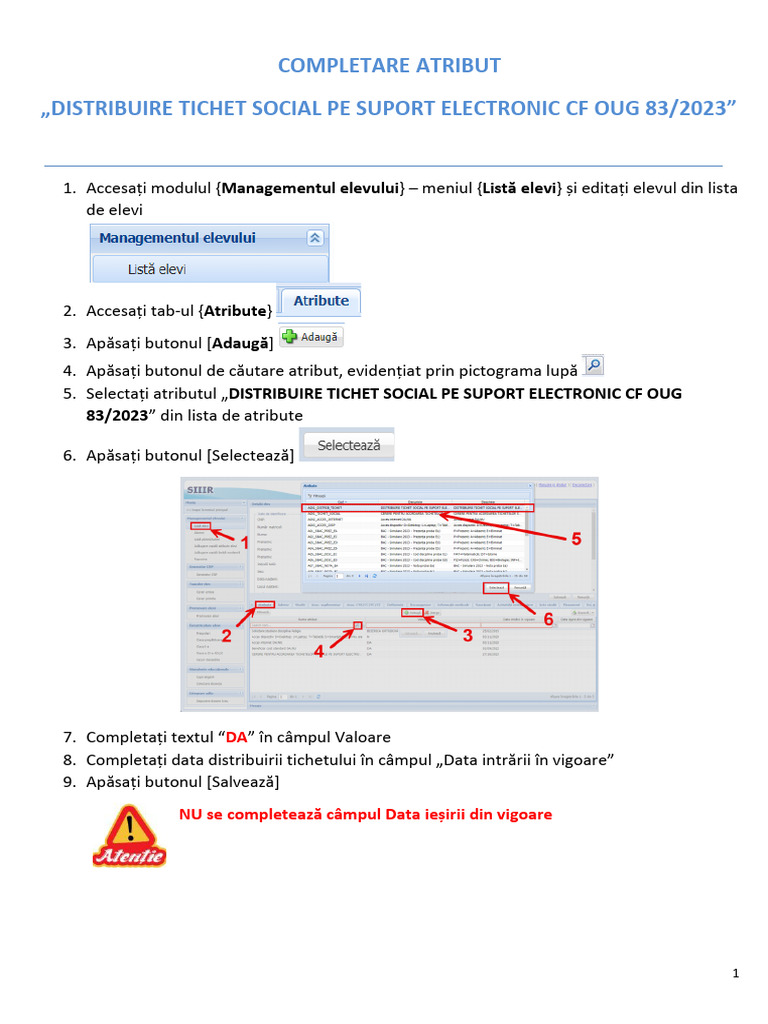 2024.01.09 - Siiir - Completare Atribut Distribuire Tichet Social | PDF