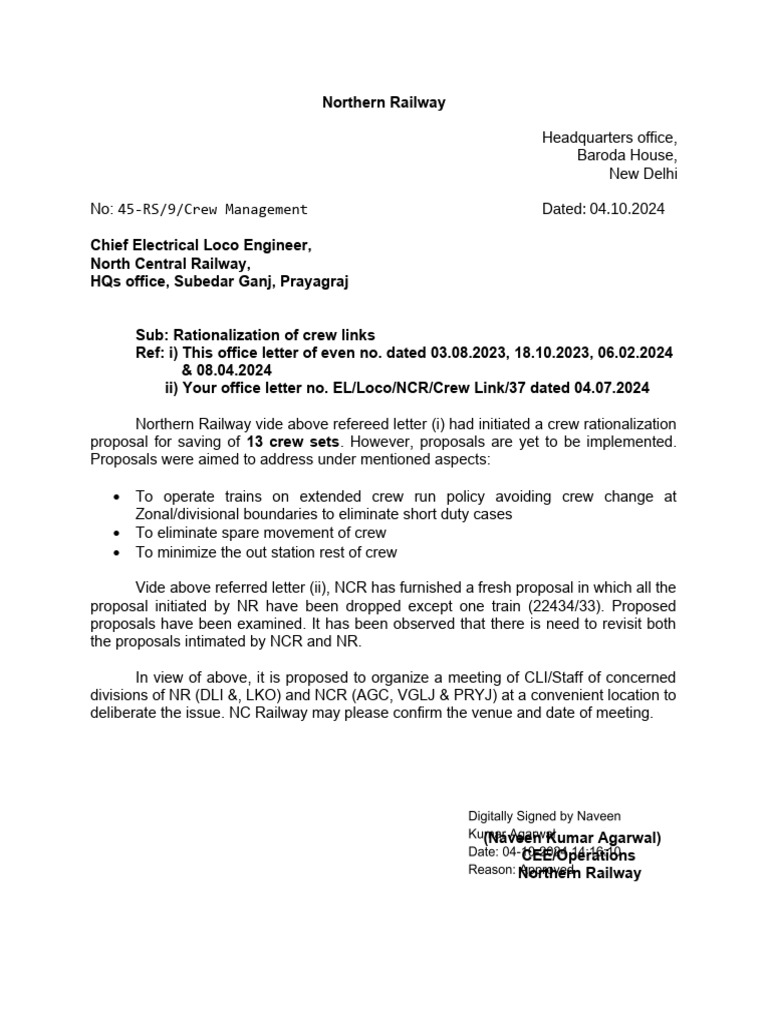 Rationalization Meeting | PDF