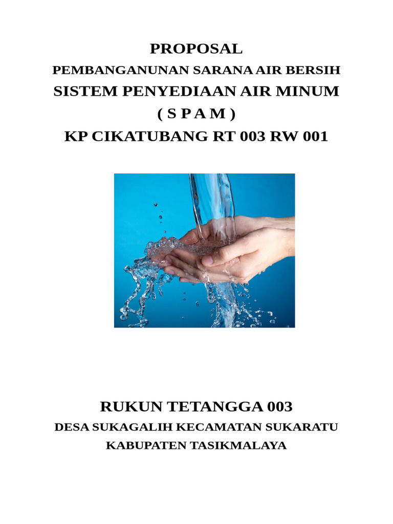 PROPOSAL Air Bersih | PDF