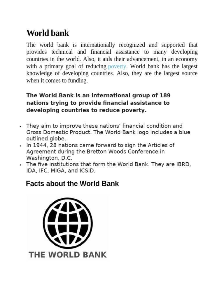 World Bank | PDF