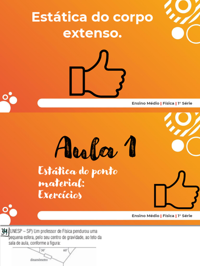 2 - EstÃ¡tica Do Corpo Extenso 2 | PDF
