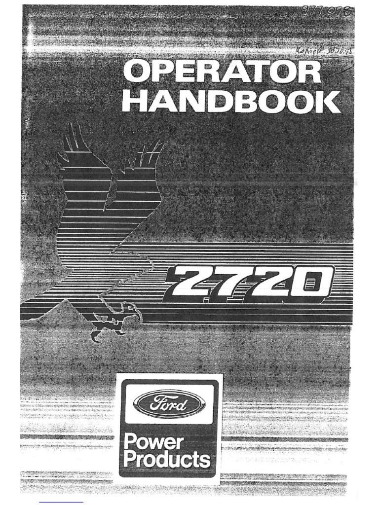Ford 2722E Engine Manual PDF | PDF